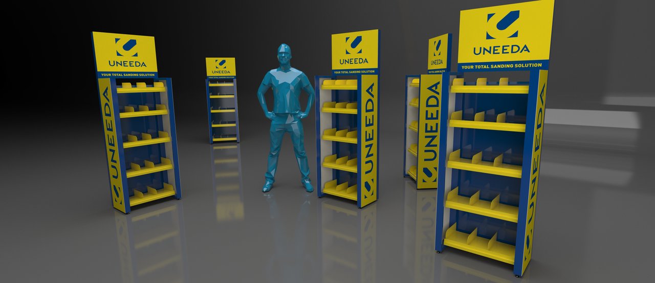 Metal and wire retail displays - SharkSkin Design Inc.