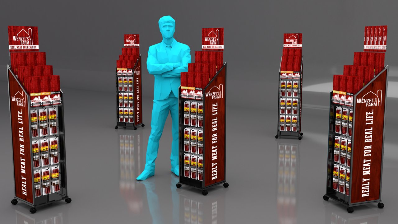 Metal and wire retail displays - SharkSkin Design Inc.