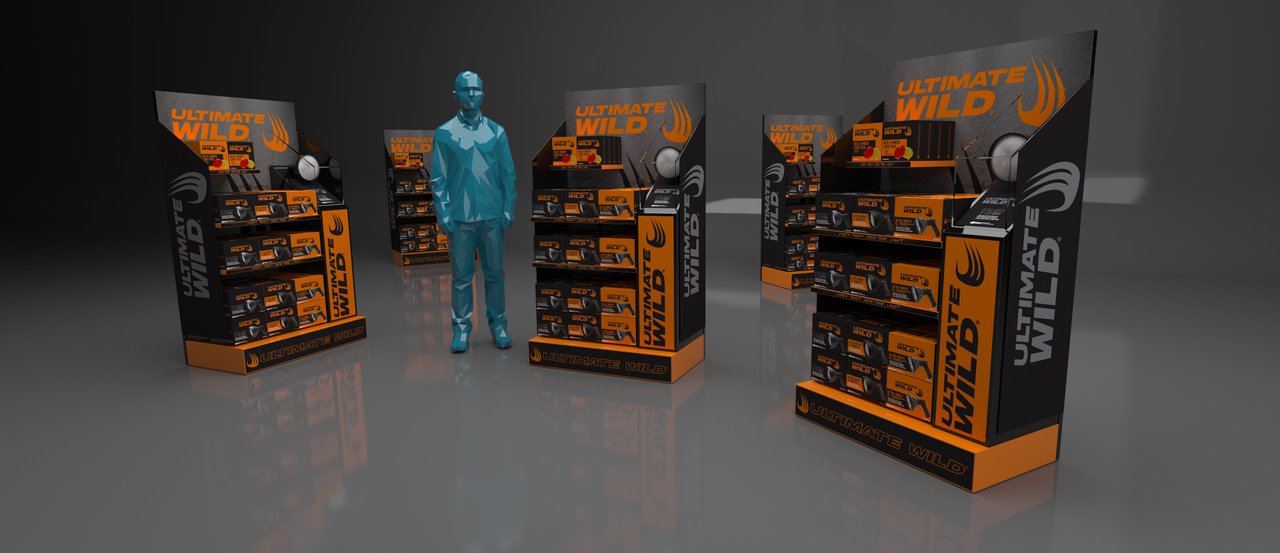 Metal and wire retail displays - SharkSkin Design Inc.