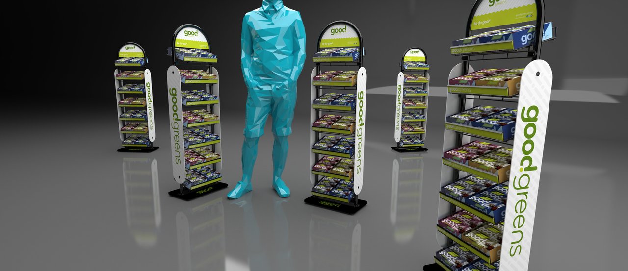 Metal and wire retail displays - SharkSkin Design Inc.