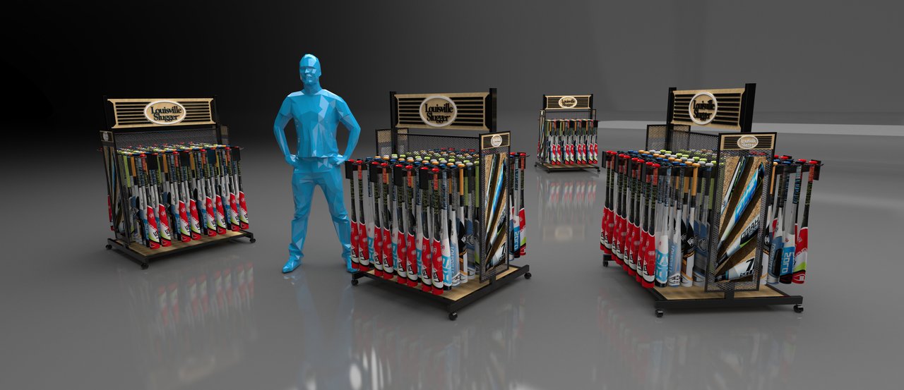 Metal and wire retail displays - SharkSkin Design Inc.