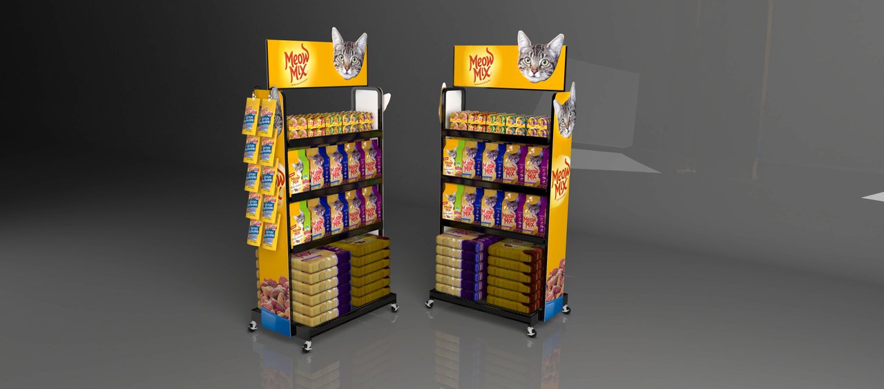 Metal and wire retail displays - SharkSkin Design Inc.