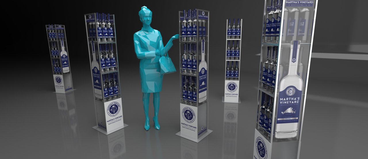 Metal and wire retail displays - SharkSkin Design Inc.