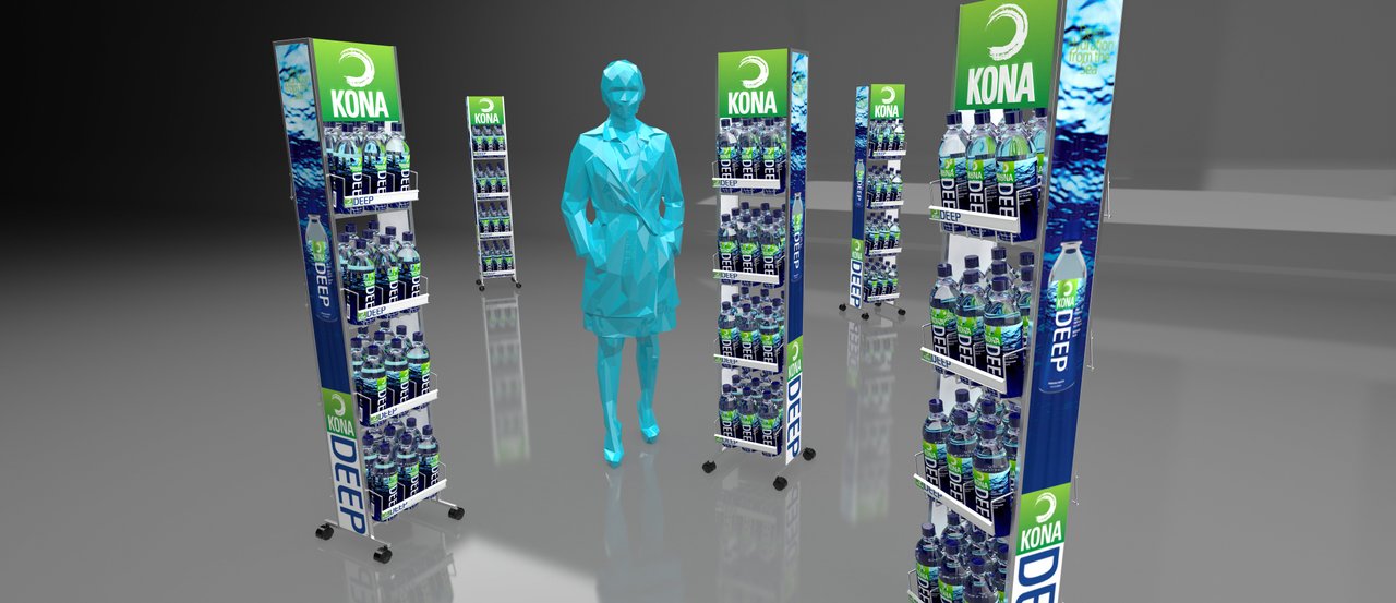 Metal and wire retail displays - SharkSkin Design Inc.