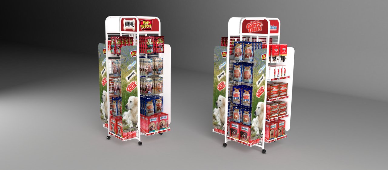 Metal and wire retail displays - SharkSkin Design Inc.